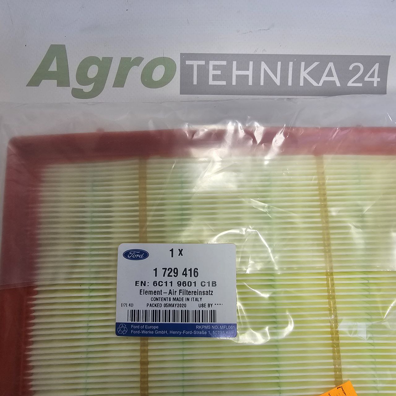 Gaisa filtrs FORD oriģinālās daļas numurs 6C11-9601-C1B_1729416 ...